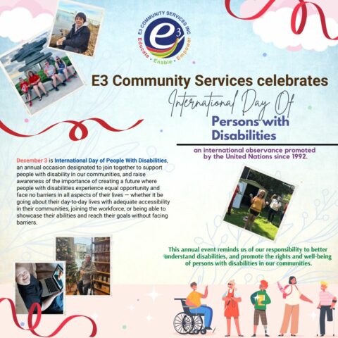 International Day of Persons with Disabilities - E3 Community Services Inc.